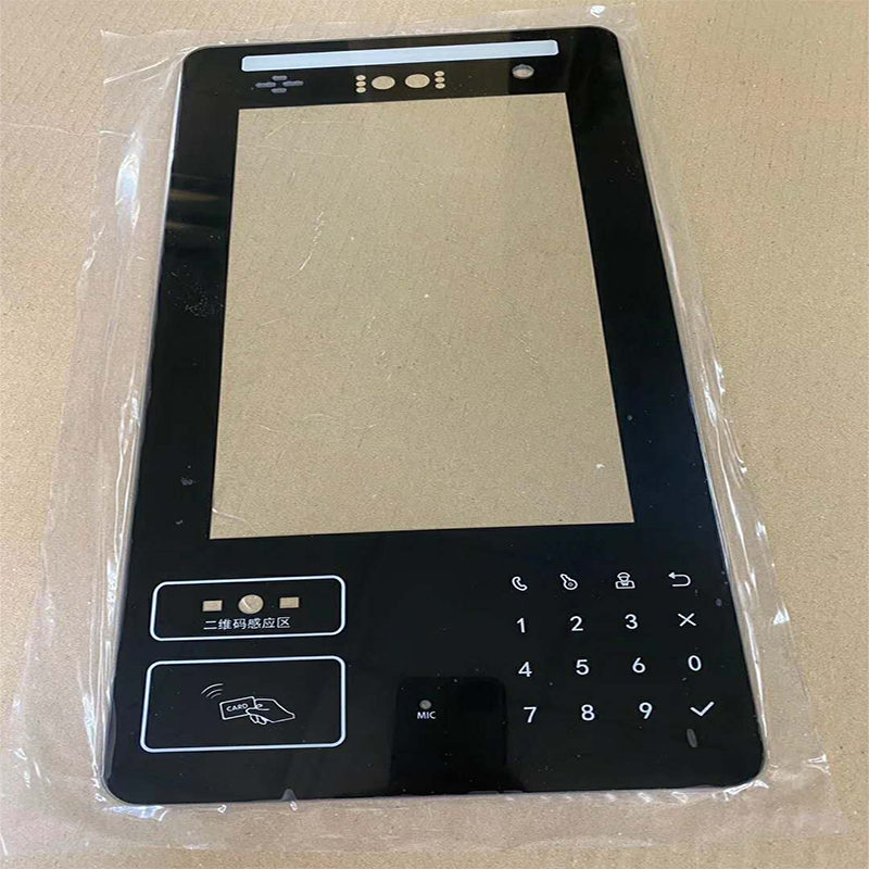 Custom Silk Screen Printing Front Glass Cover Lens For Lcd Display ...